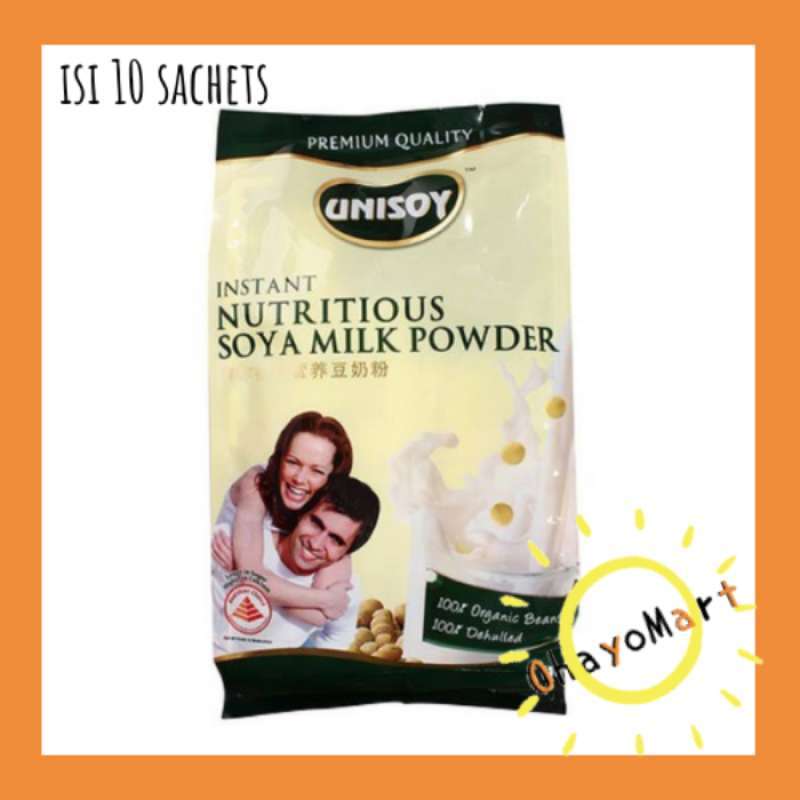 Promo UNISOY instant soya milk powder / unisoy soya milk less sugar ...