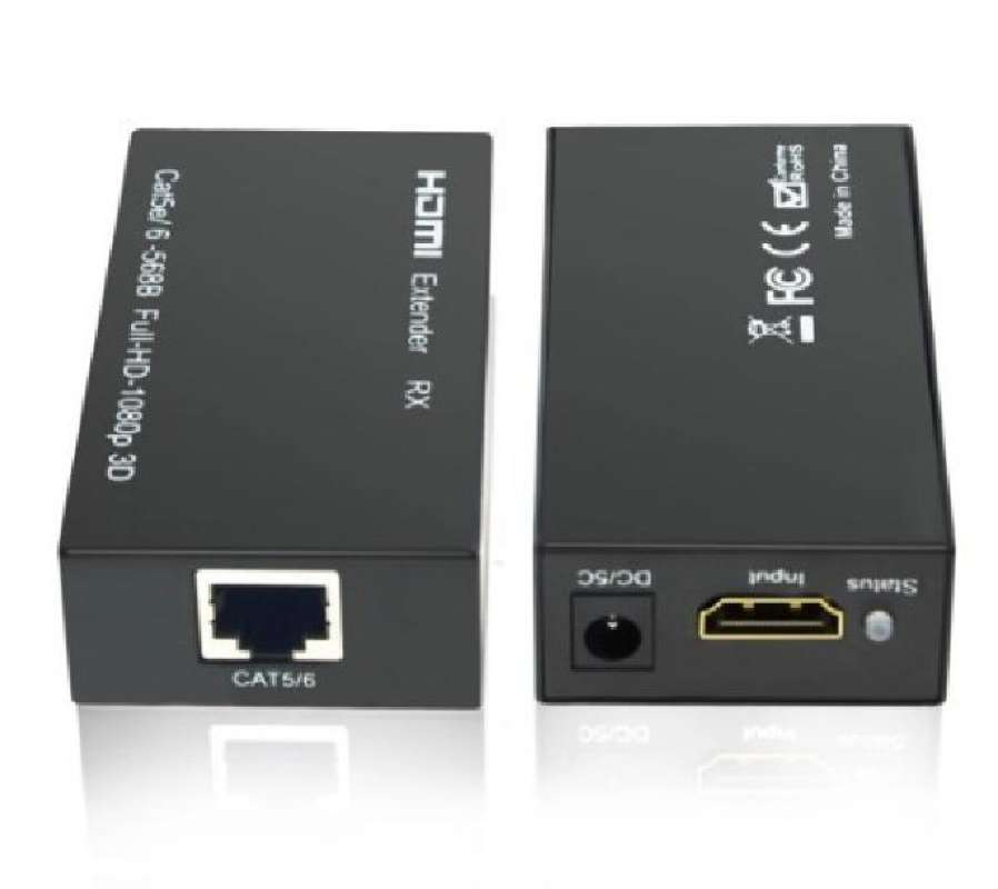 Jual HDMI Extender Max 60M over Kabel Lan RJ45 di Seller Orbit Computer ...