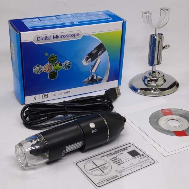 Jual Microscope Mikroskop USB Digital Zoom Magnifier Monokuler Kamera ...