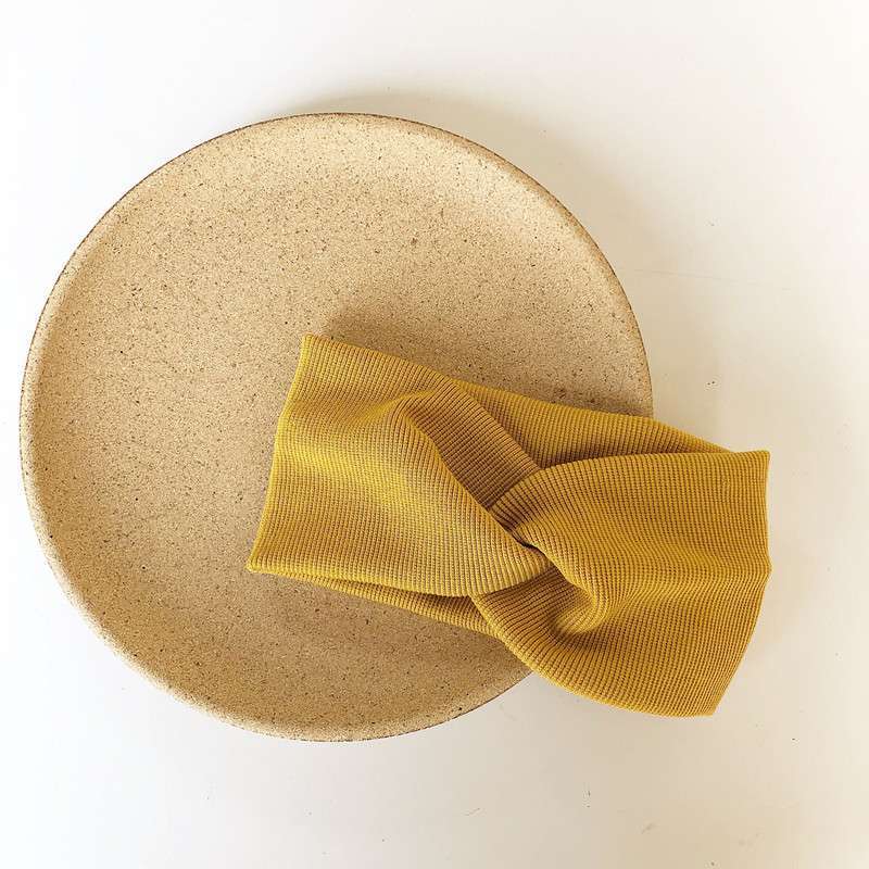 Jual Lifehut Bandana Ikat Kepala Rajutan Gadis Warna Murni Korea Hiasan ...