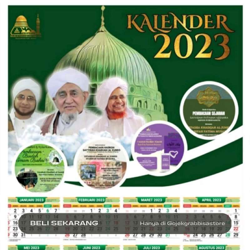 Jual KALENDER MAJELIS RASULULLAH SAW NISA UKURAN A3 di Seller ...