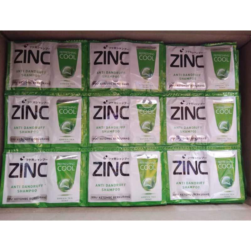 Jual Zinc Hijau Refreshing Shampoo [10ml/ 12 Sachet] Di Seller Toko ...