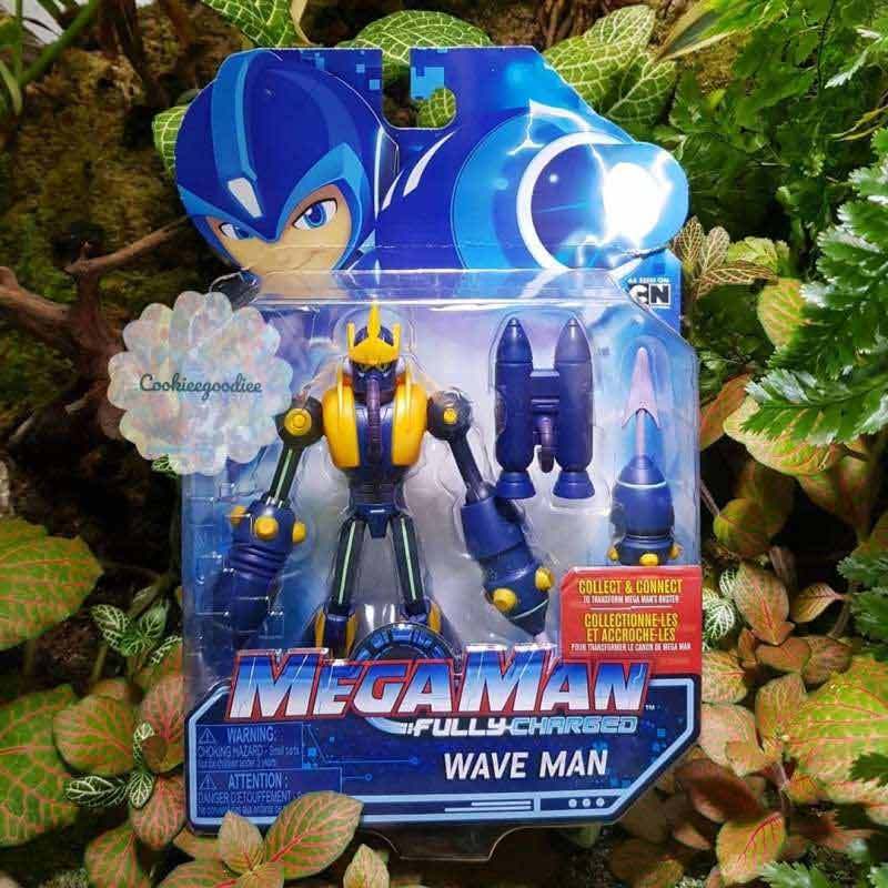 Jual Mega Man Fully Charged ? Wave Man Articulated Action Di Seller ...