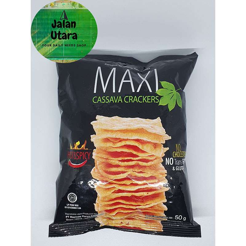 Jual Maxi Cassava Crackers - Snack Singkong Enak [50 Gram] - Jalan ...