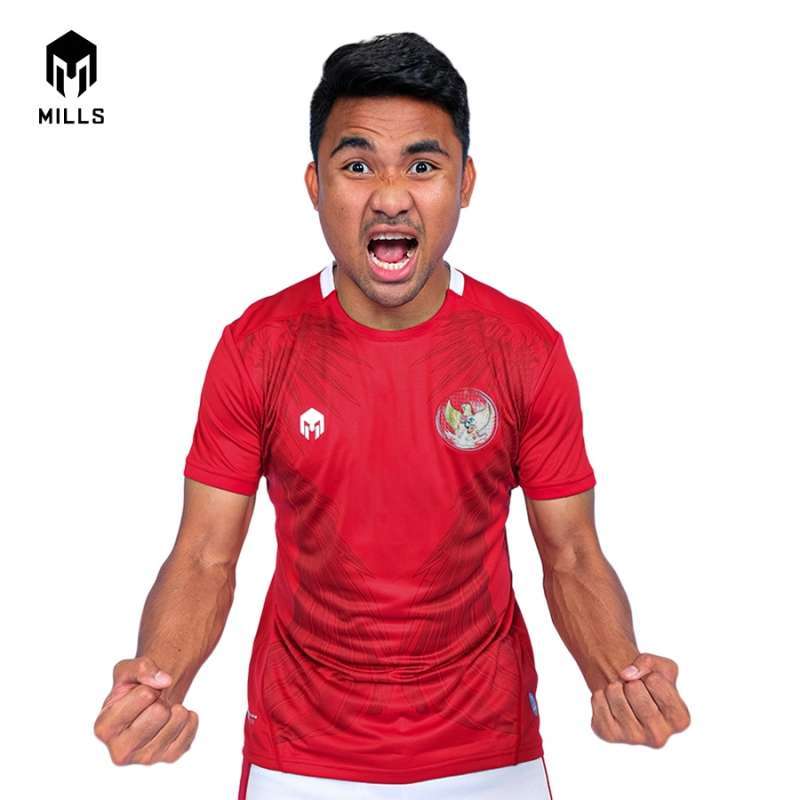 Promo Mills Timnas Indonesia Jersey Home Player Issue 1017gr Red Diskon ...