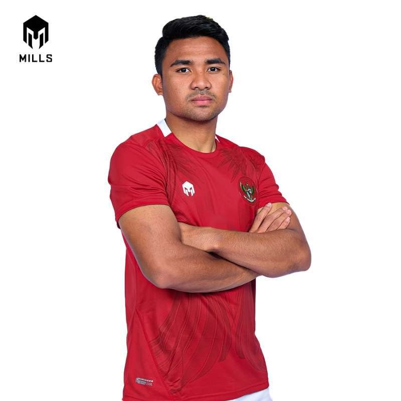 Promo Mills Timnas Indonesia Jersey Home Player Issue 1017gr Red Diskon ...