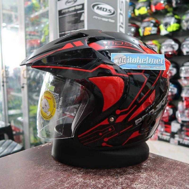 Jual Mds Project 2 Black Red 2visor Di Seller Prito Helmet ...