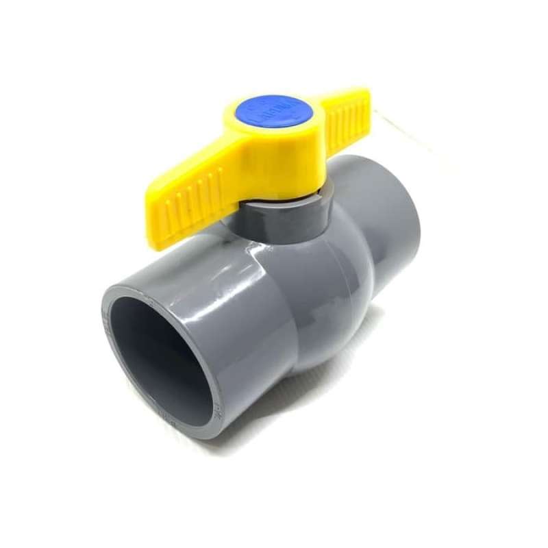 Jual Ball Valve PVC / Stop Kran PVC Polos Ukuran 2 INCH di Seller Happy ...
