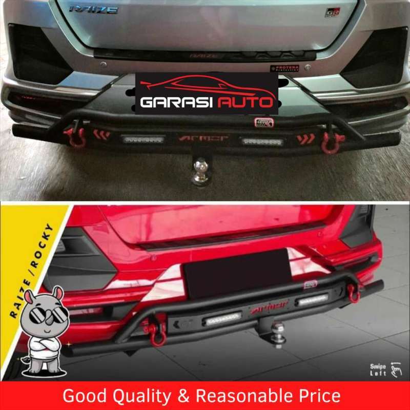 Promo Tanduk Belakang Bumper Towing Bar Besi Mobil Calya Sigra Rhino ...