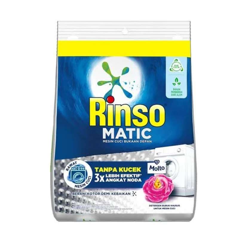 Promo Rinso Detergent Matic Front Load Powder Diskon 5% di Seller ...