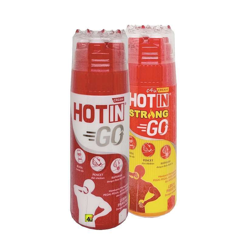 Promo Hotin Cream GO - Krim Hangat Pereda Pegal Nyeri Sendi - ROLL ON ...