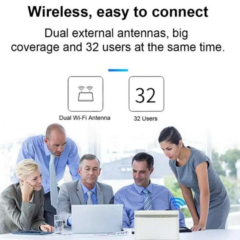 Jual Router Modem Wireless 4g Lte Wifi Hte Cpe Lm321 300mbps - 4g Sim ...