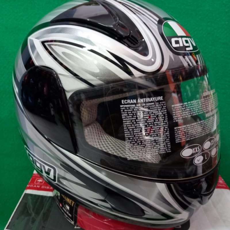 Promo Agv Helm Gp 1 R07 Sier Gunmetal Black | Agv Gp1 Single Viso Diskon 35% Di Seller The Samz ...