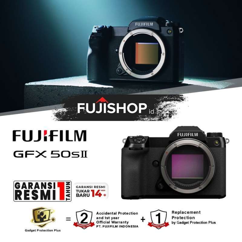 Promo FUJIFILM GFX 50S II Body Only Medium Format Camera Diskon 20% di Seller Fuji Shop ID ...