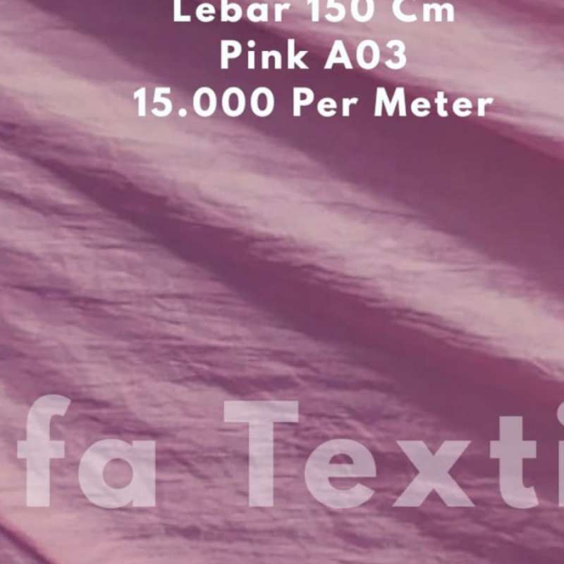 Jual Alfa Textile Kain Parasut Tipis Lebar 150 Cm - Pink Di Seller Umkm ...