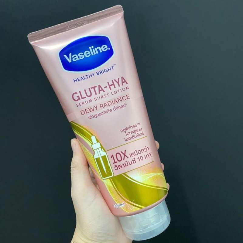 Jual Vaseline Gluta Hya Dewy Radiance 330 ml 330ml Serum Burst Lotion ...