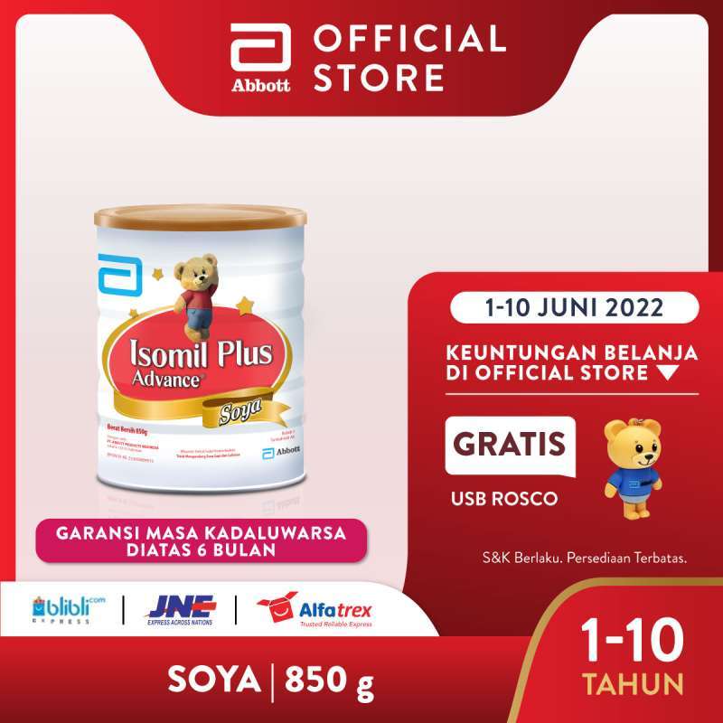 Jual Isomil Plus Advance Soya 850 g (1-10 tahun) Susu Pertumbuhan Anak ...
