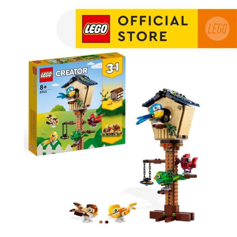 Jual Lego Creator 3in1 31143 Birdhouse Building Toy Set (476 Pieces) Di ...
