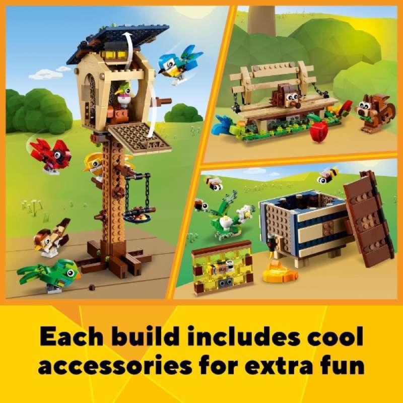 Jual Lego Creator 3in1 31143 Birdhouse Building Toy Set (476 Pieces) Di ...