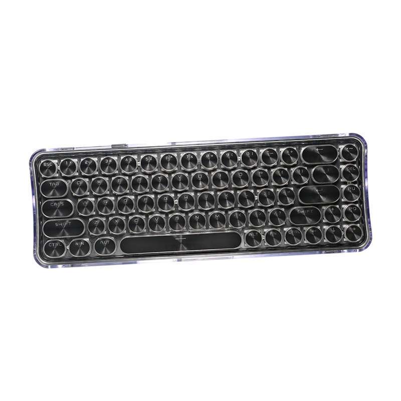 Promo 68 Keys Wired Wireless Mechanical Keyboard Hot Swappable Switch ...