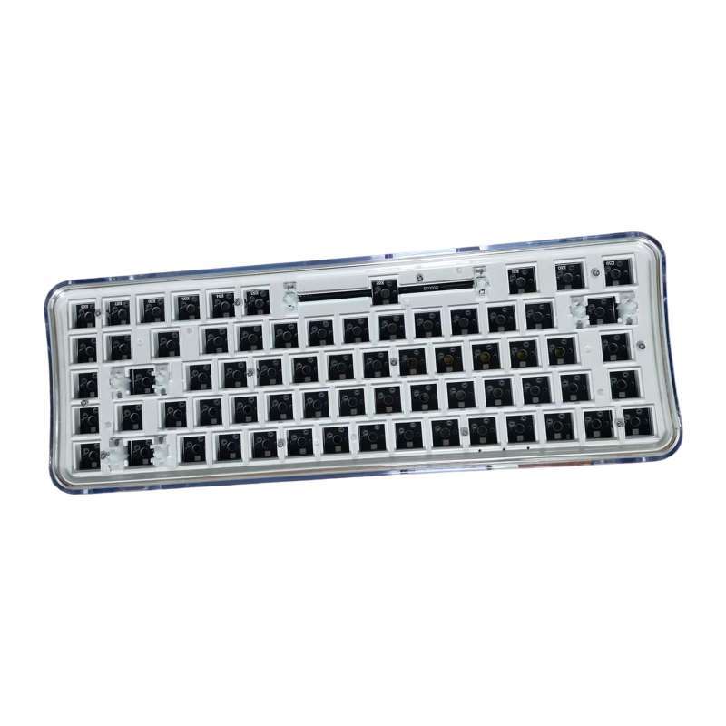 Promo 68 Keys Wired Wireless Mechanical Keyboard Hot Swappable Switch ...