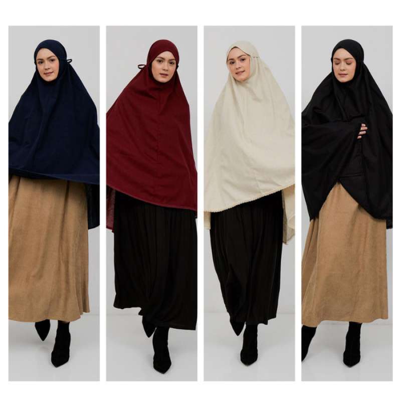 Jual Linen Hijab Instant Size Jumbo di Seller ANUGERAH MOSLEM - | Blibli