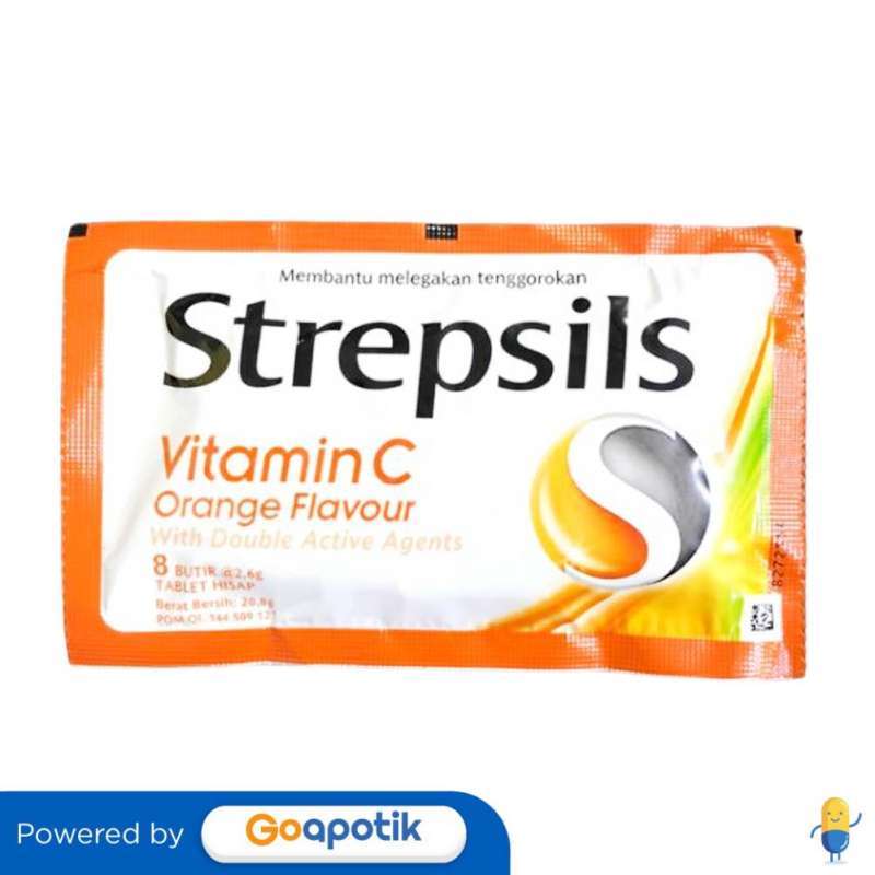 Jual STREPSIL VITAMIN C STRIP 8 TABLET di Seller Apotek Duta Farma II ...