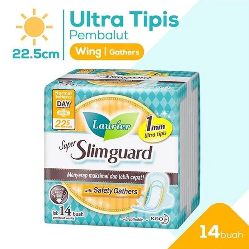 Jual WHS - Medan - Laurier Super Slim Guard With Safety Gathers [22.5 ...