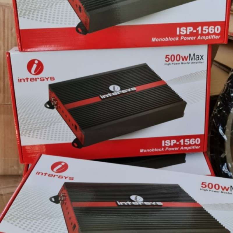 Promo Stok Terbatas Power Amplifier Intersys Isp-1560 Monoblock / Power ...