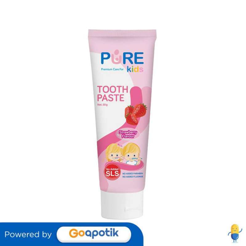 Jual PURE KIDS TOOTH PASTE STRAWBERRY 50 GRAM TUBE di Seller Apotek ...