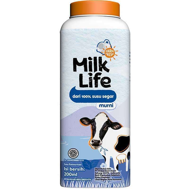 Promo Milk Life Fresh Milk Pure 200ml Diskon 5% di Seller Suzuya Official Store - Kota Medan ...