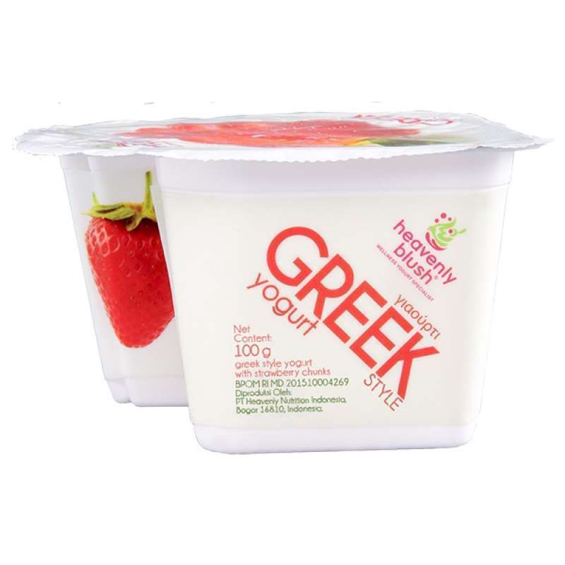 Promo Heavenly Greek Yogurt Strawberry Chunks Diskon 5% di Seller ...
