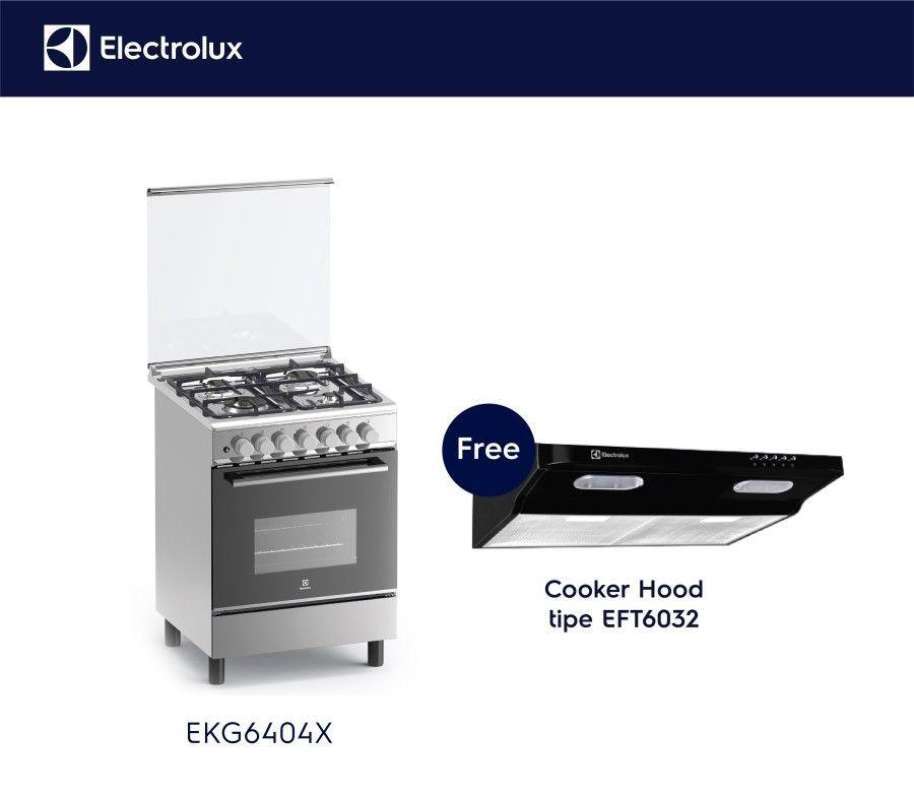 Jual Electrolux Kompor Freestanding Cooker 4 Tungku EKG6404X di Seller ...