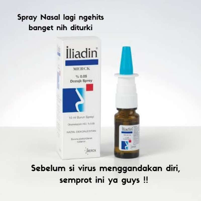 Promo Spray Nasal Turkey Iliadin turki ( Nasal sprey ) Diskon 23% di ...
