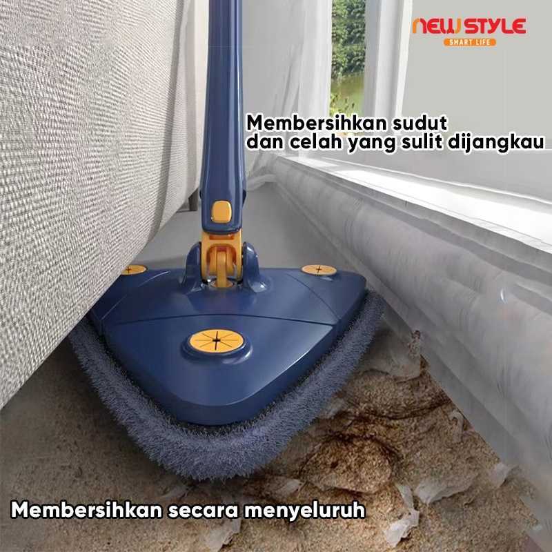 Jual Newstyle Pel Putar Lantai Segitiga D59 Kain Pel Praktis Alat ...