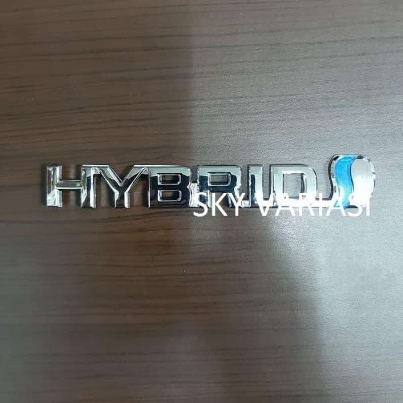 Jual Emblem Logo Mobil Tulisan Hybrid Chrome Di Seller Sky Auto Variasi ...