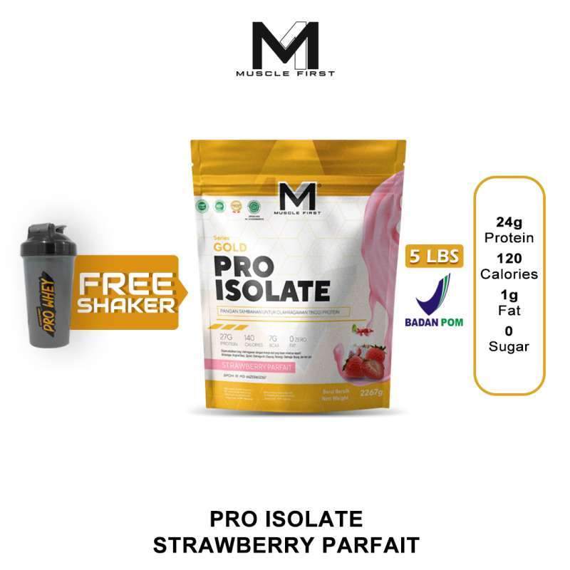 Promo MUSCLE FIRST GOLD SERIES PRO ISOLATE 5LB STRAWBERRY - SUSU ...