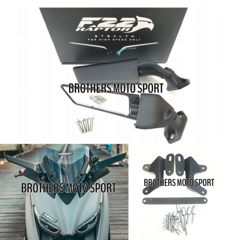 Jual spion winglet xmax breket serpo xmax plus spion stealth xmax di ...