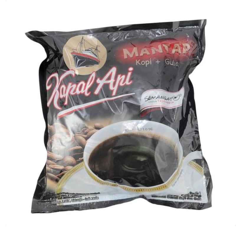 Jual KAPAL API Mantap Kopi Hitam Dan Gula 30 Sachet - KAPALAPI Instant ...
