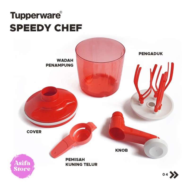 Jual Tupperware Speedy Chef - Mini Mixer Portable, Kocokan Telur di ...