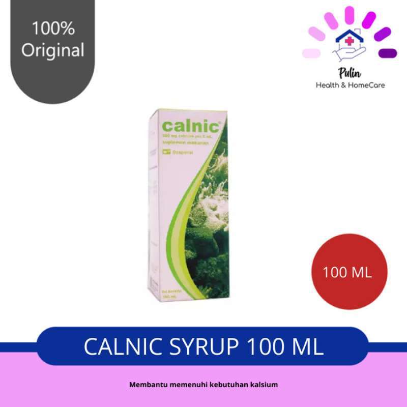 Promo Calnic Syrup 100 ml / Membantu memenuhi kebutuhan calcium Diskon ...