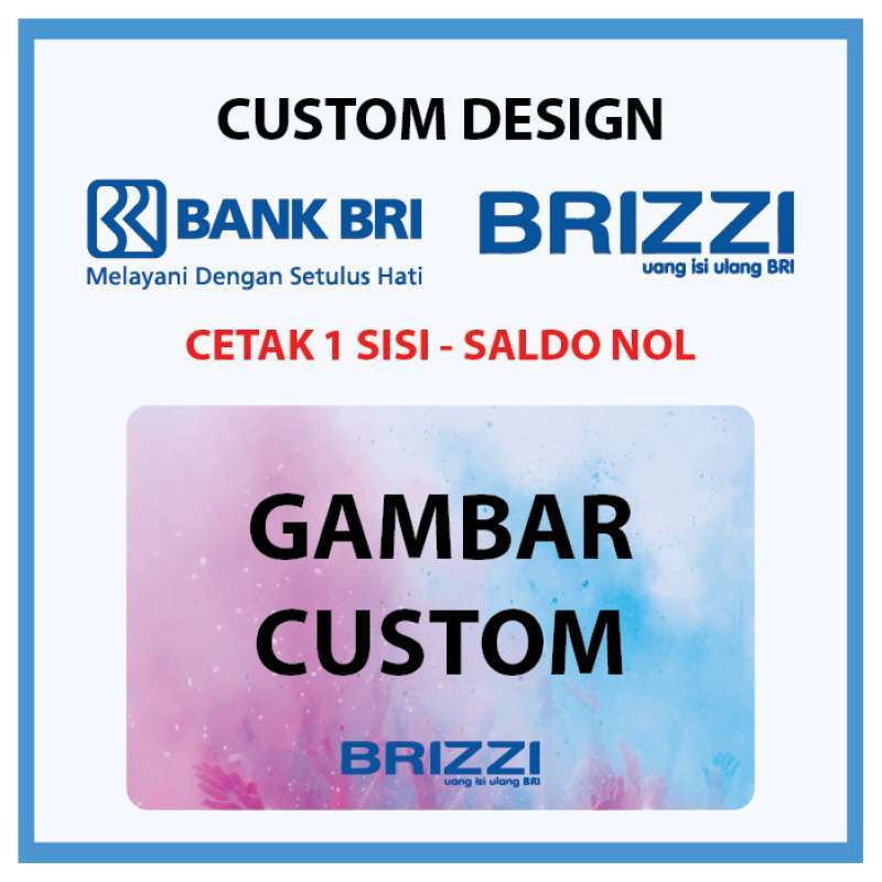 Jual Kartu Bri Brizzi Custom Design Suka Suka Kartu Emoney Etoll ...