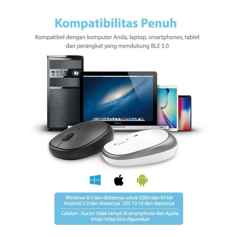 Jual Micropack Inspire Bluetooth Wireless Mouse + Adjustable Dpi (mp-707b) Di Seller Micropack ...