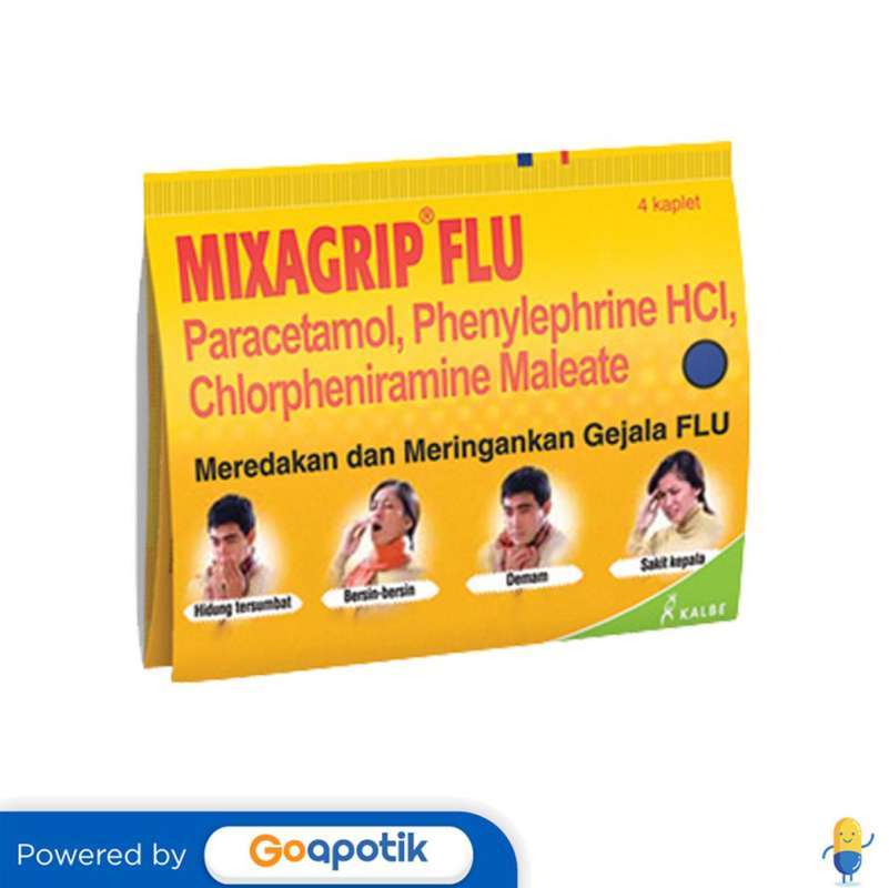 Jual MIXAGRIP FLU STRIP 4 KAPLET di Seller Apotek Modern - Kelapa Indah ...