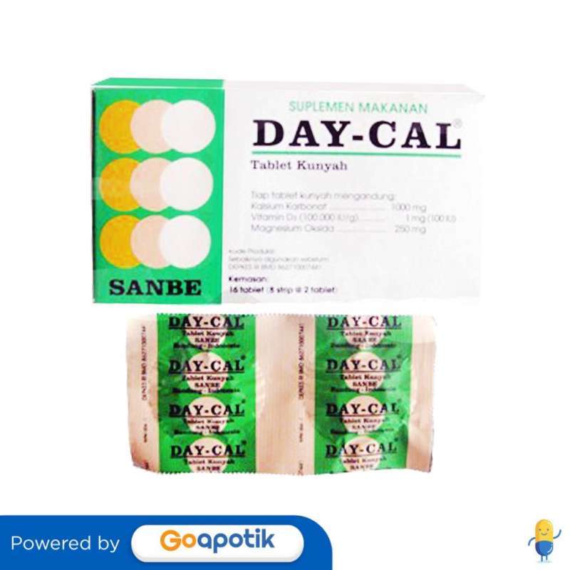 Jual Day-cal Chewable Box 16 Tablet Di Seller Apotek Yakini - Durian ...
