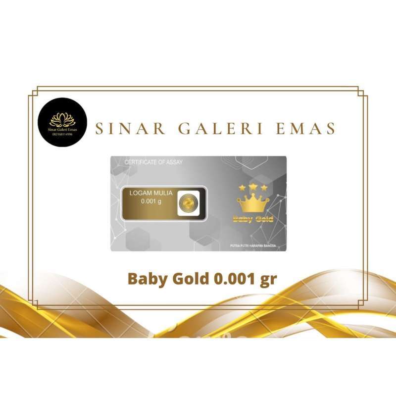 Jual Baby Gold Reguler Series 0.001 Gram Kemasan Laminating Termurah ... Jual Baby Gold Reguler Series 0.001 Gram Kemasan Laminating Termurah ...