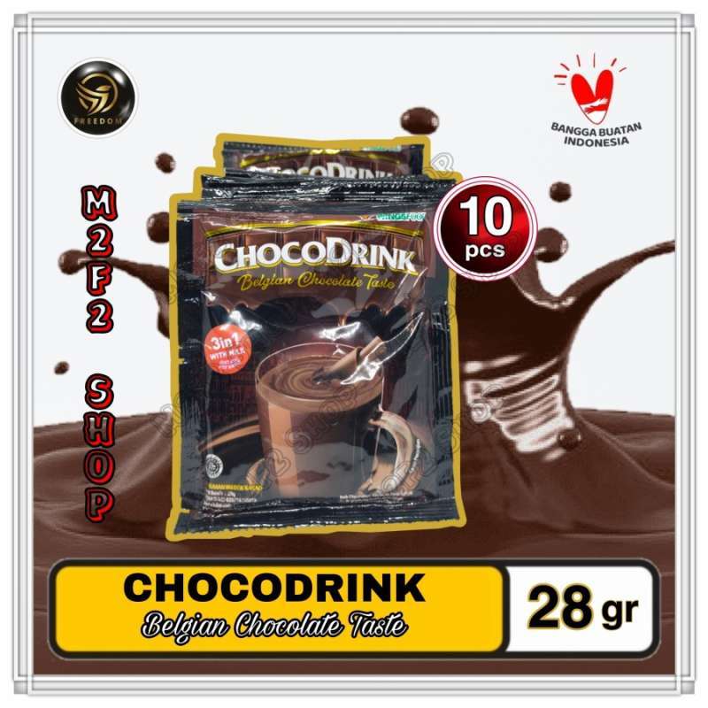Promo Cokelat Chocodrink Belgian Chocolate Taste - 28 gr (Kemasan ...