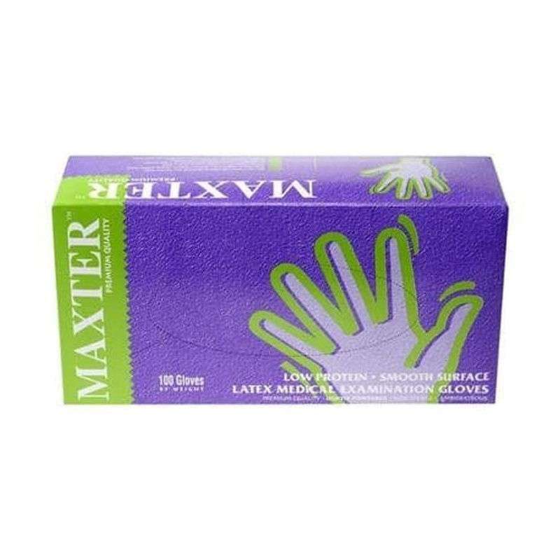 Jual MAXTER - Sarung Tangan Latex Exam Powdered Gloves Medis Non Steril ...