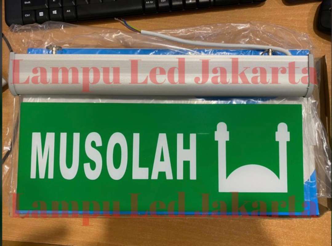 Promo Lampu Emergency Tulisan Musolah. Lampu Led Emergency Musolah ...