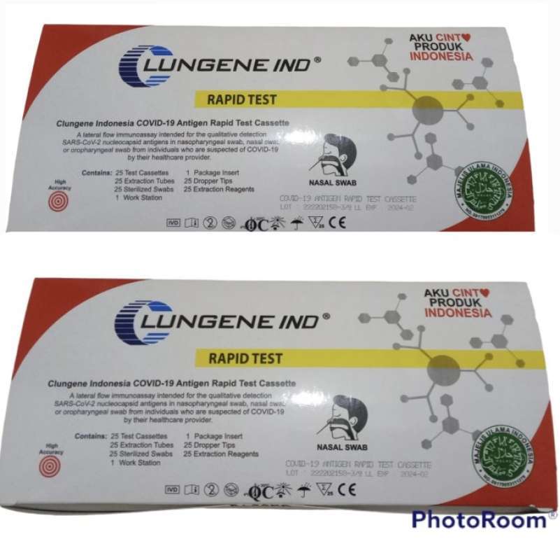 Jual Lungene Merah Antigen Nasal Isi 25 Pcs Original Pt Taishan ...